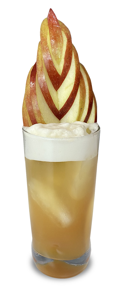 Orchad Fizz Cocktail with Sortilège Apple