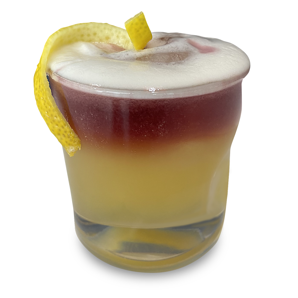 The big apple sour Cocktail with Sortilège Apple